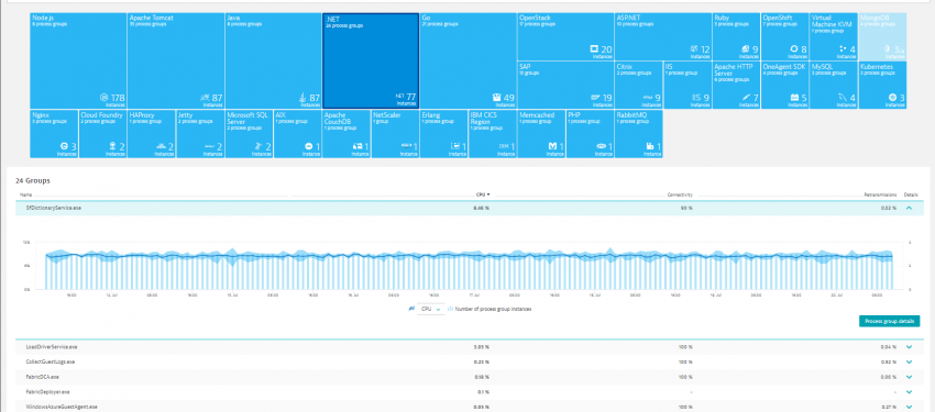 Application Performance Management Dynatrace Infrastructure Monitoring
